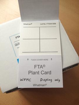 Whatman FTA PlantSaver Cards have arrived! | Western Pennsylvania ...